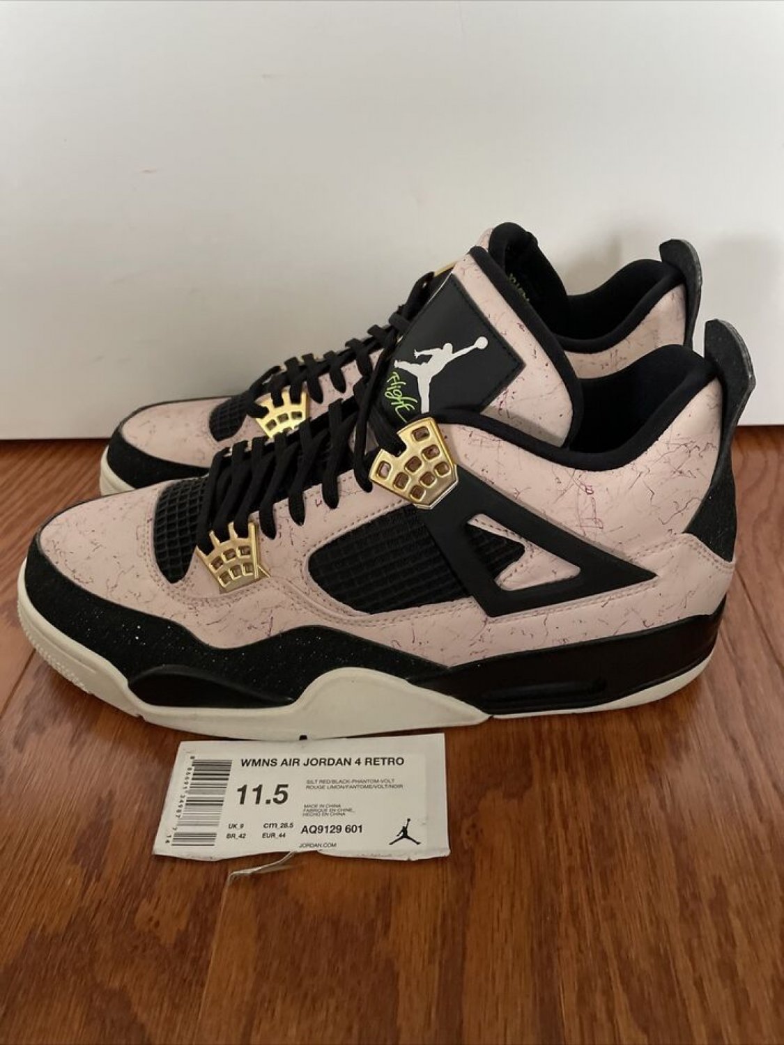 Men & Wmns Jordan 4 Retro Silt Red Splatter