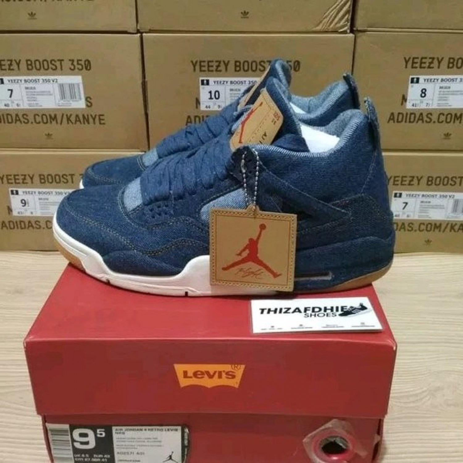 LEVI's X NIKE Air Jordan 4 Retro Denim