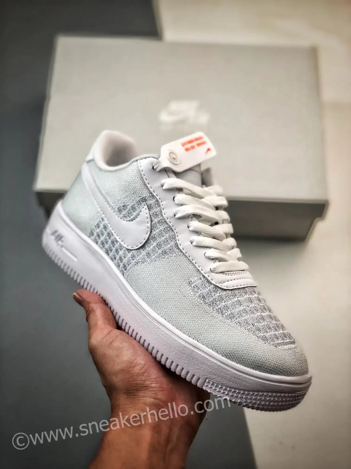 2024 & 2025 air force 1 flyknit 2 whitepure platinum av3042-100
