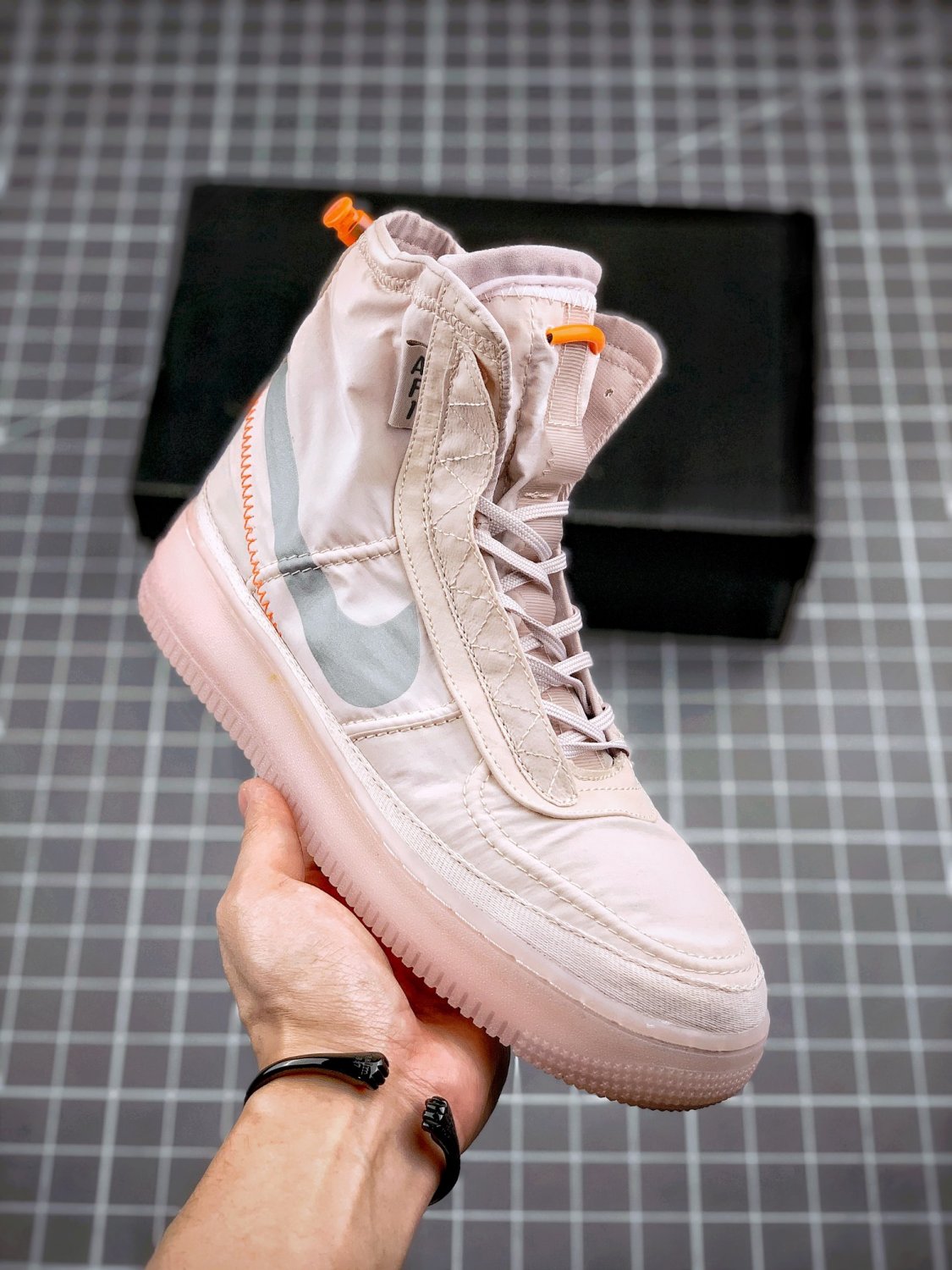 2024 & 2025 air force 1 high shell platinum violethyper crimson