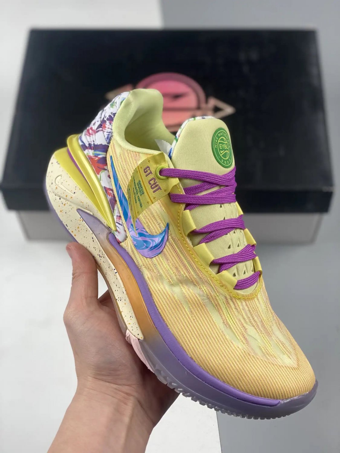 2024 & 2025 air zoom gt cut 2 ‘eybl nationals’ lemon chiffonmulti ...