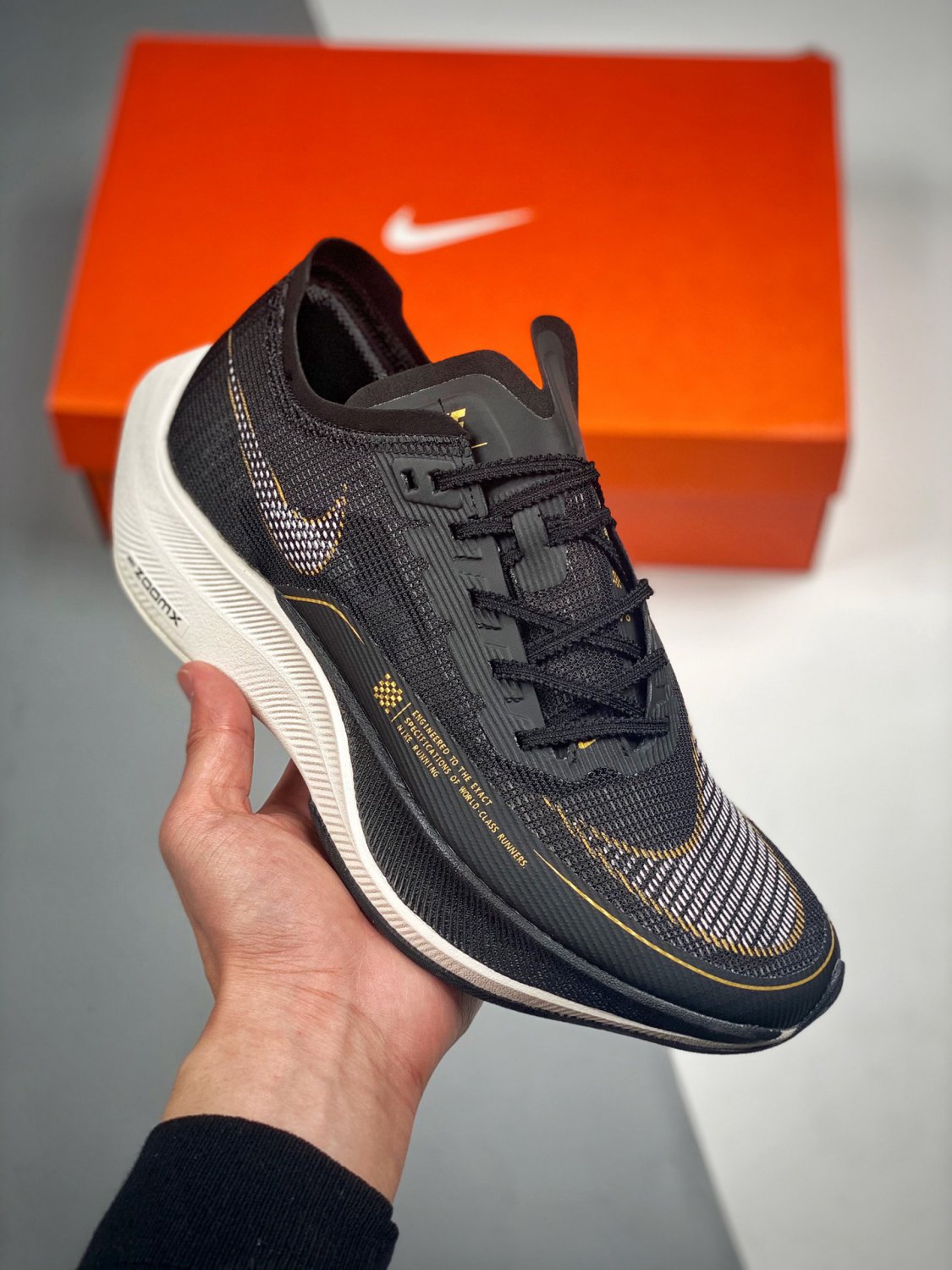 2024 & 2025 zoomx vaporfly next% black gold cu4111-001