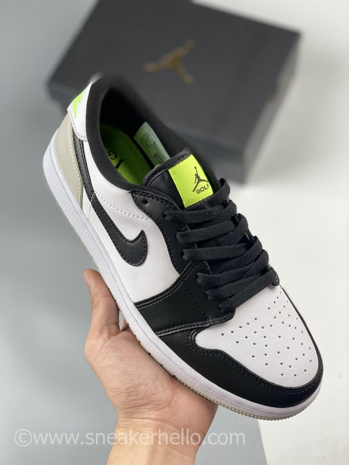 2024 & 2025 air jordan 1 low golf whitephantomvoltblack dd9315-108