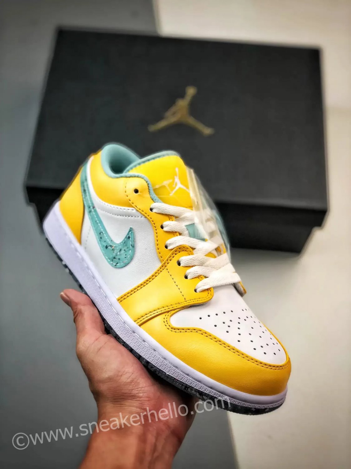 2024 & 2025 air jordan 1 low recycled grind citron pulse dx4375-800