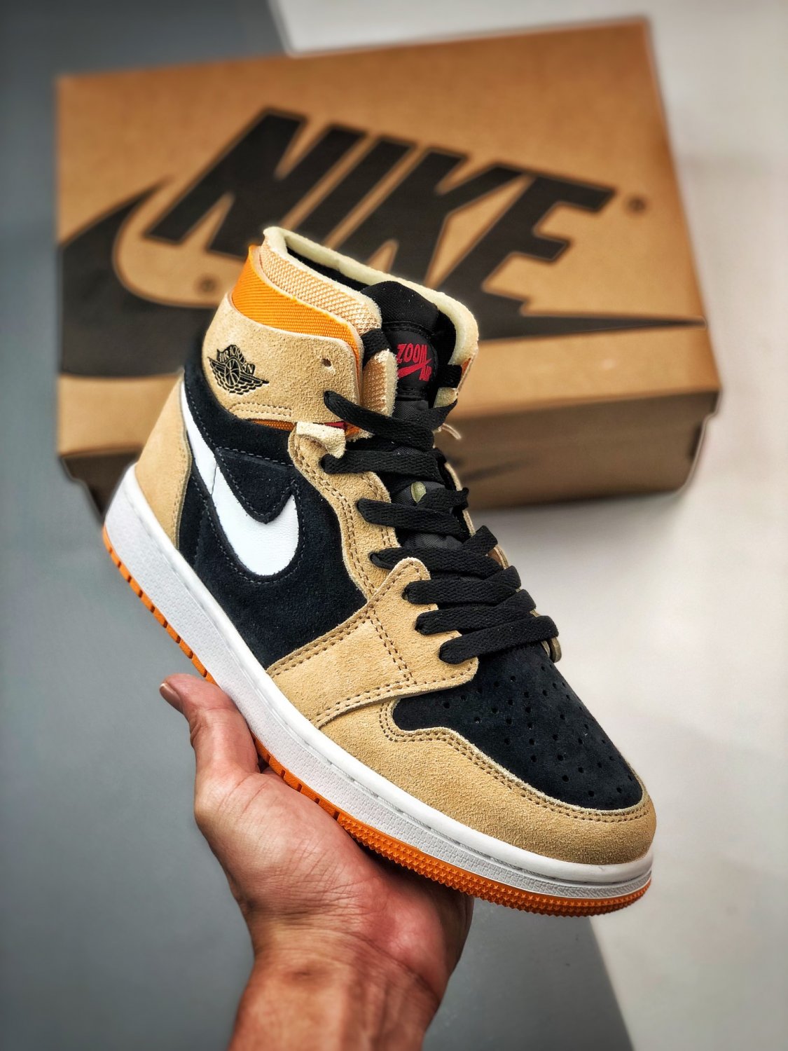 2024 & 2025 air jordan 1 zoom cmft â pumpkin spiceâ ct0978-200