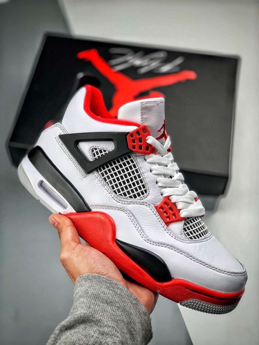 2024 & 2025 air jordan 4 retro â fire redâ whitevarsity red-black ...