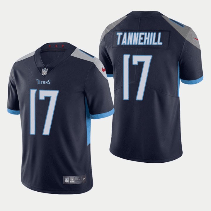 Men / Youth #17 Ryan Tannehill Titans color rush vapor jersey navy blue