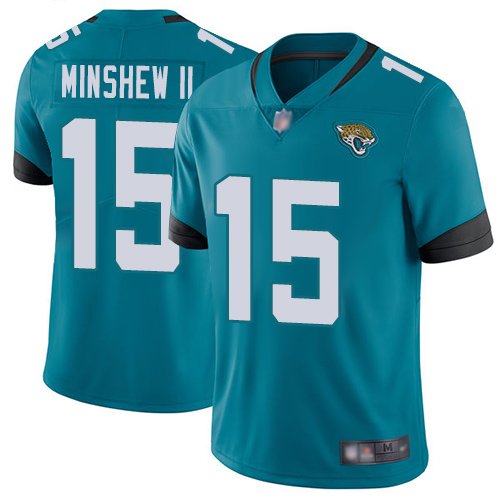 Men's Jacksonville Jaguars #15 Gardner Minshew Color Rush LIMITED ...