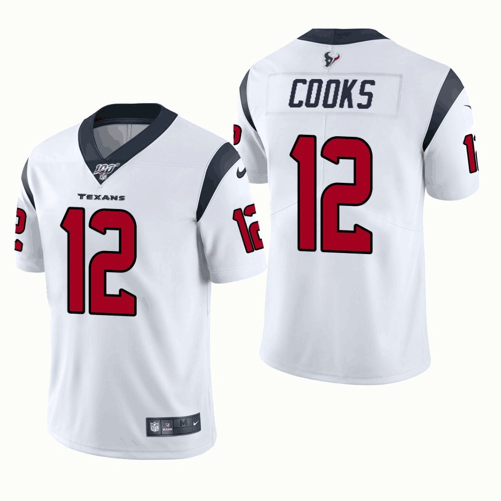 Men / women / Youth Brandin Cooks Houston Texans color rush jersey White