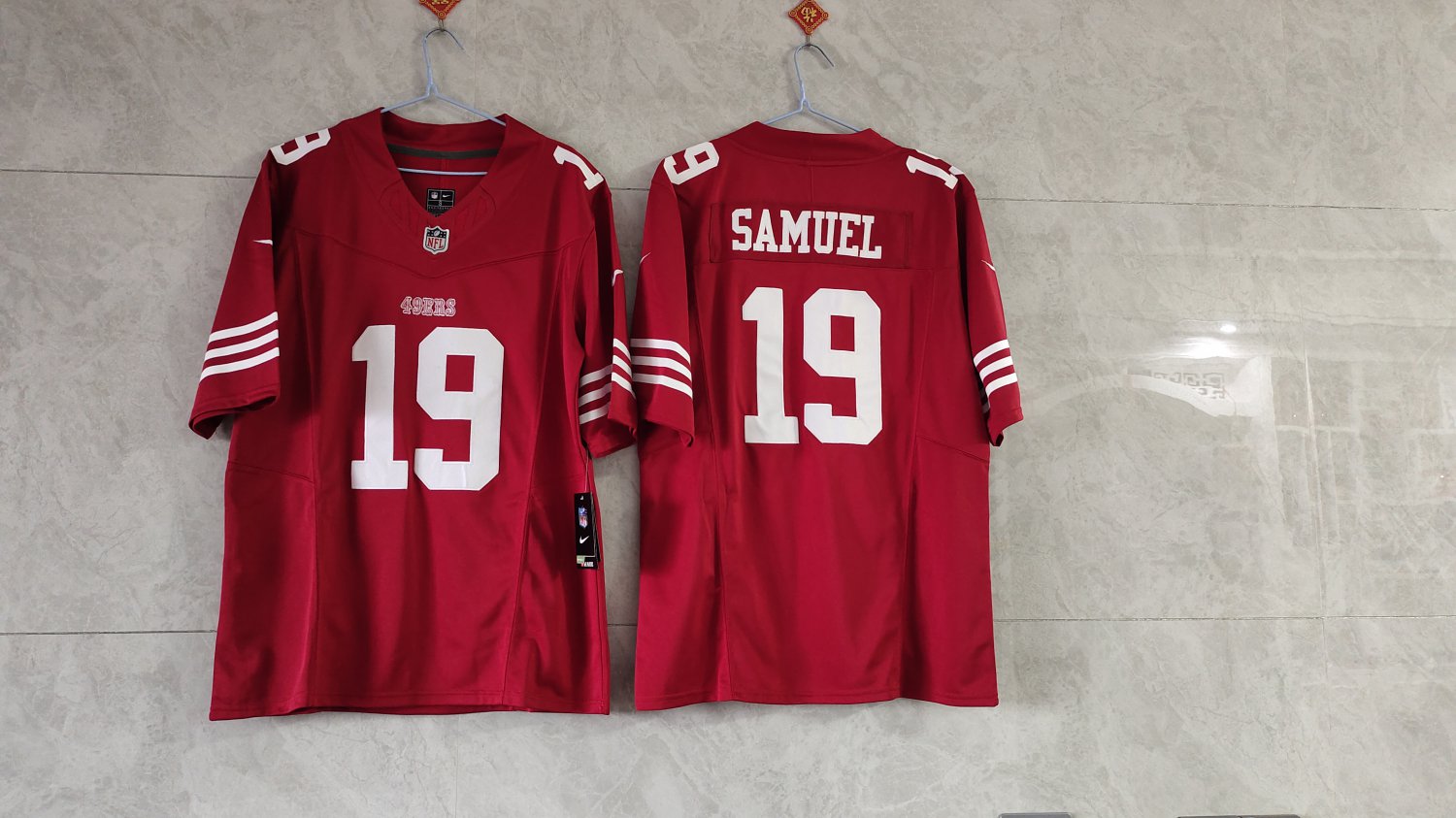 Men's 49ers #19 Deebo Samuel Red 2023 F.U.S.E Vapor Untouchable ...