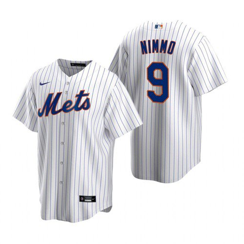 Men's & Youth Mets #9 Brandon Nimmo cool base jersey white