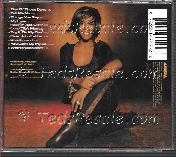 CD - Just Whitney - Whitney Houston