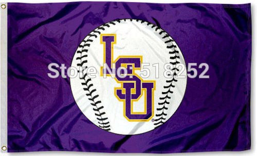 LSU Tigers Flag 3x5 FT 150X90CM Banner 100D Polyester Custom flag ...