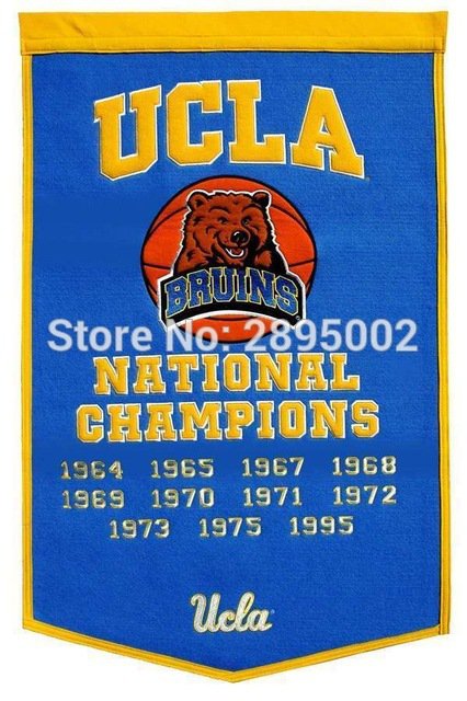 UCLA Bruins College Basketball Banner Flag Polyester 3x5 FT metal holes