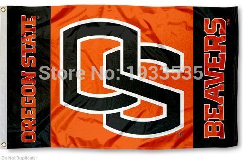 Oregon State OSU Beavers Flag Large 3x5 FT Banner brass metal holes Flag