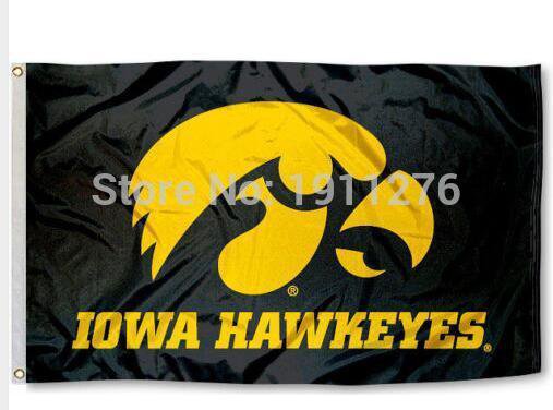University of Iowa Hawkeyes Flag Large Banner Flag 3x5 FT