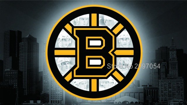 Boston Bruins Wordmark Flag 3x5 FT 150X90CM Banner 100D Polyester flag 1707