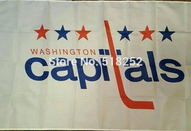 Washington Capitals logo Flag 3x5FT Banner 100D Polyester grommets ...