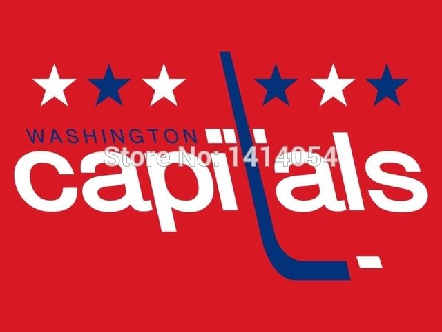 Washington Capitals Flag 3X5FT Banner 100D Polyester flag grommets 009