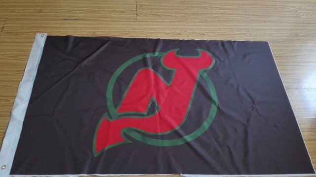 New Jersey Devils Flag 3x5 FT 150X90CM Banner 100D Polyester flag free ...
