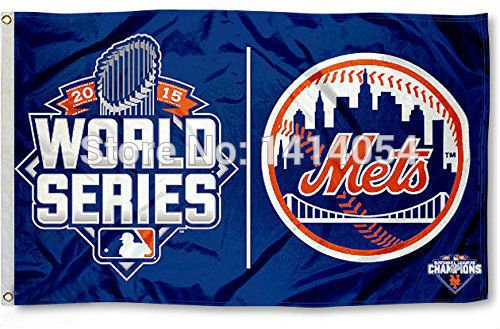 New York Mets 2015 World Series Champs Flag 150X90CM 3x5 FT Banner