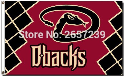 Arizona Diamondbacks Flag 3x5FT banner 100D 150X90CM Polyester brass ...