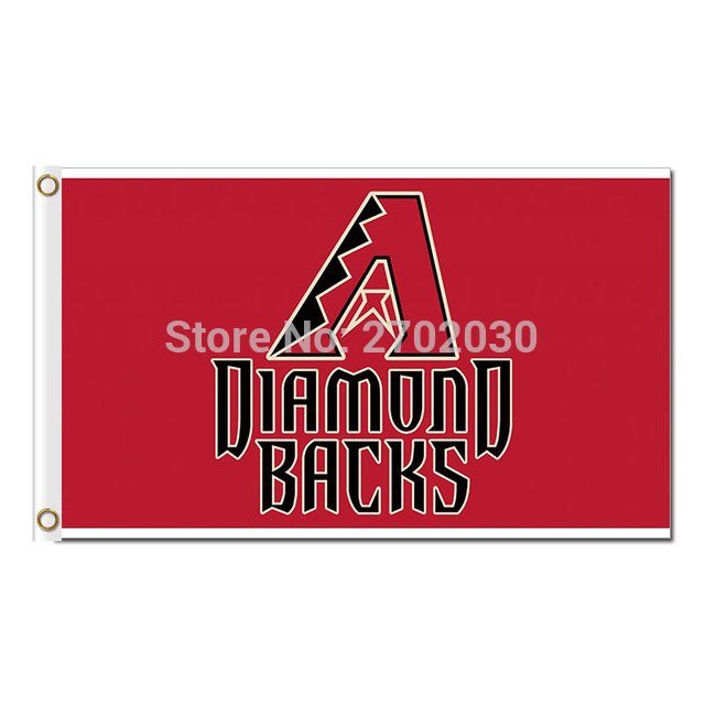Blacks Arizona Diamondbacks Flag Baseball Team Custom Logo Banners 3x5 Ft