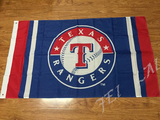 Texas Rangers flag 3ftx5ft Banner 100D Polyester Flag metal Grommets