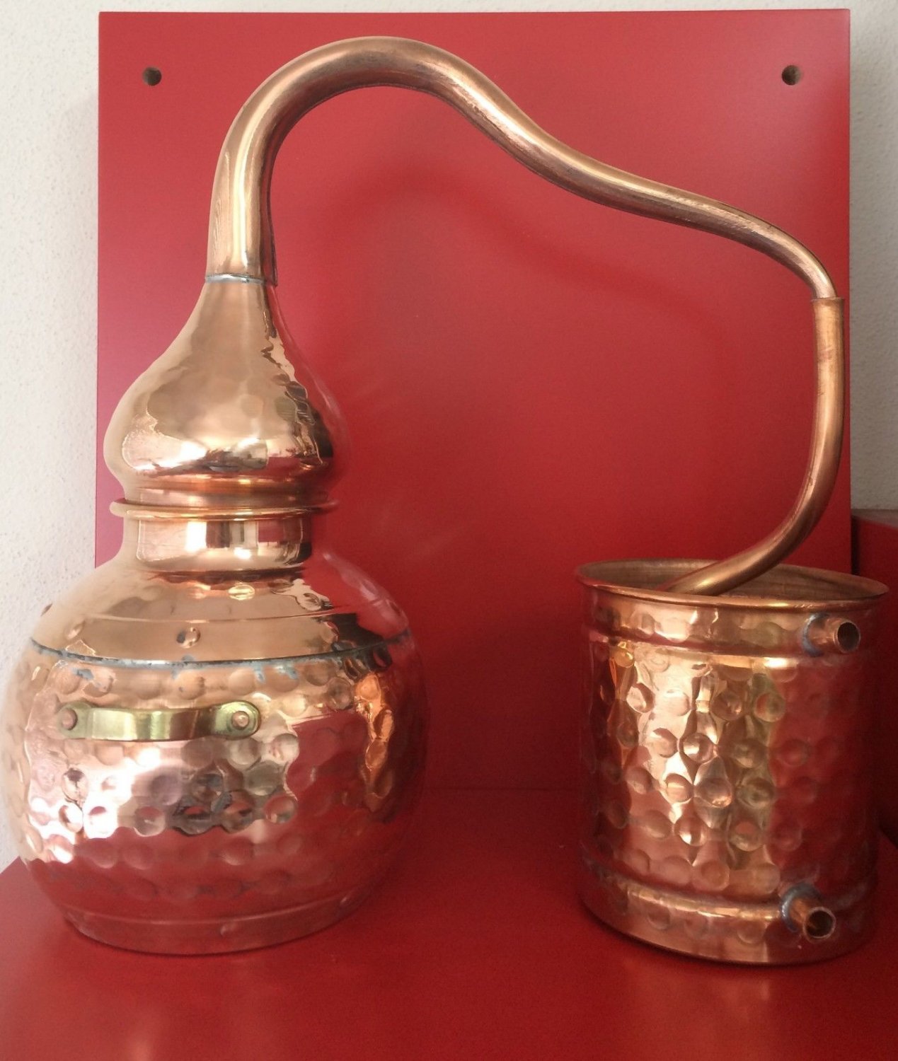 Traditional Copper Alembic Distillery Still 1,5L*Alambic Distillateur *Alambicco