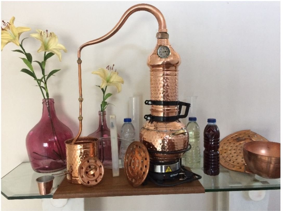 Premium Plus Column Distillery Copper Alembic Still, 3L * Alambic ...