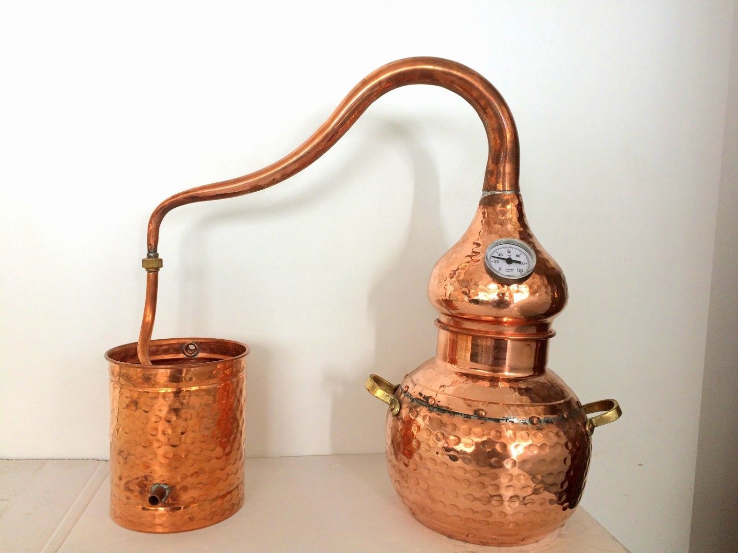 Distillery Copper Alembic Still, w/ Thermometer 3L * Alambic * Handmade