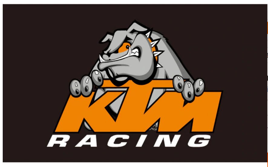 KTM Flag and Banner For Car Racing Team 3x5 Ft Flying Hanging Polyester ...