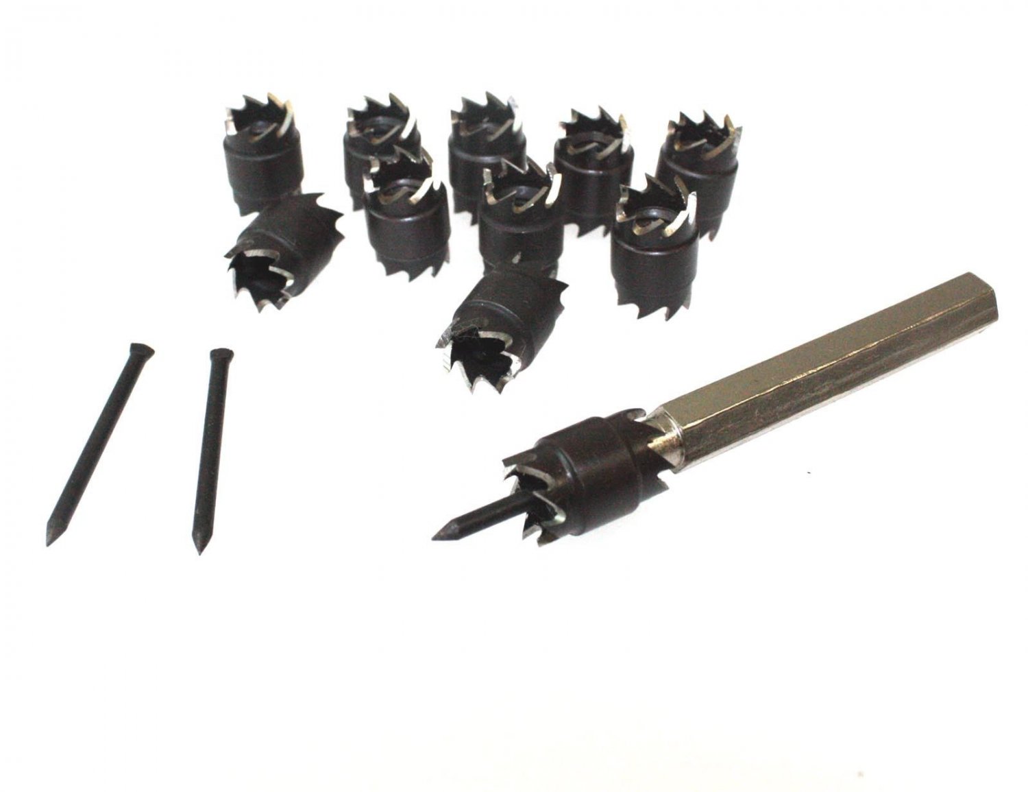 13pc 3/8" Double Sided Rotary Spot Weld Cutter Remover Drill Bits Cut ...