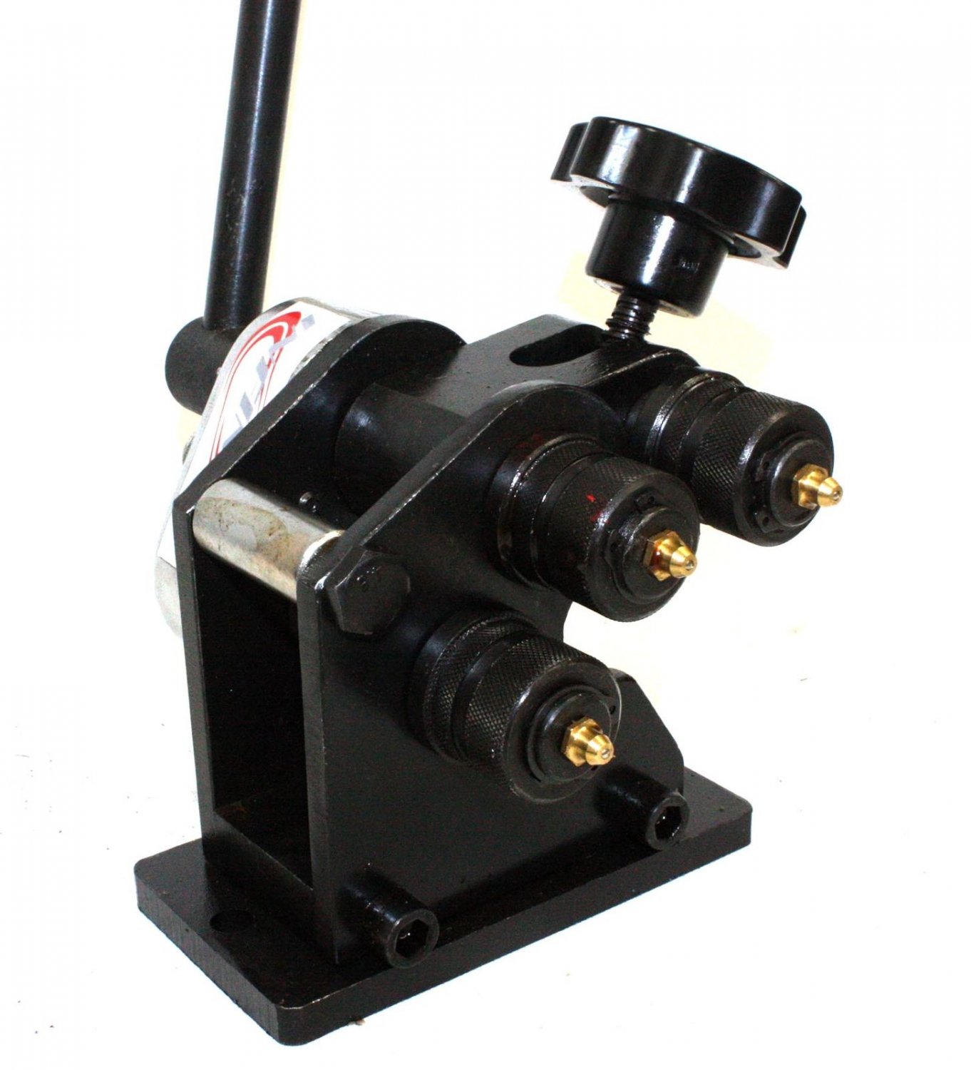 Manual Ring Roller Bender 1/4" Round Steel 1" x 3/16" Flat Steel Metal ...