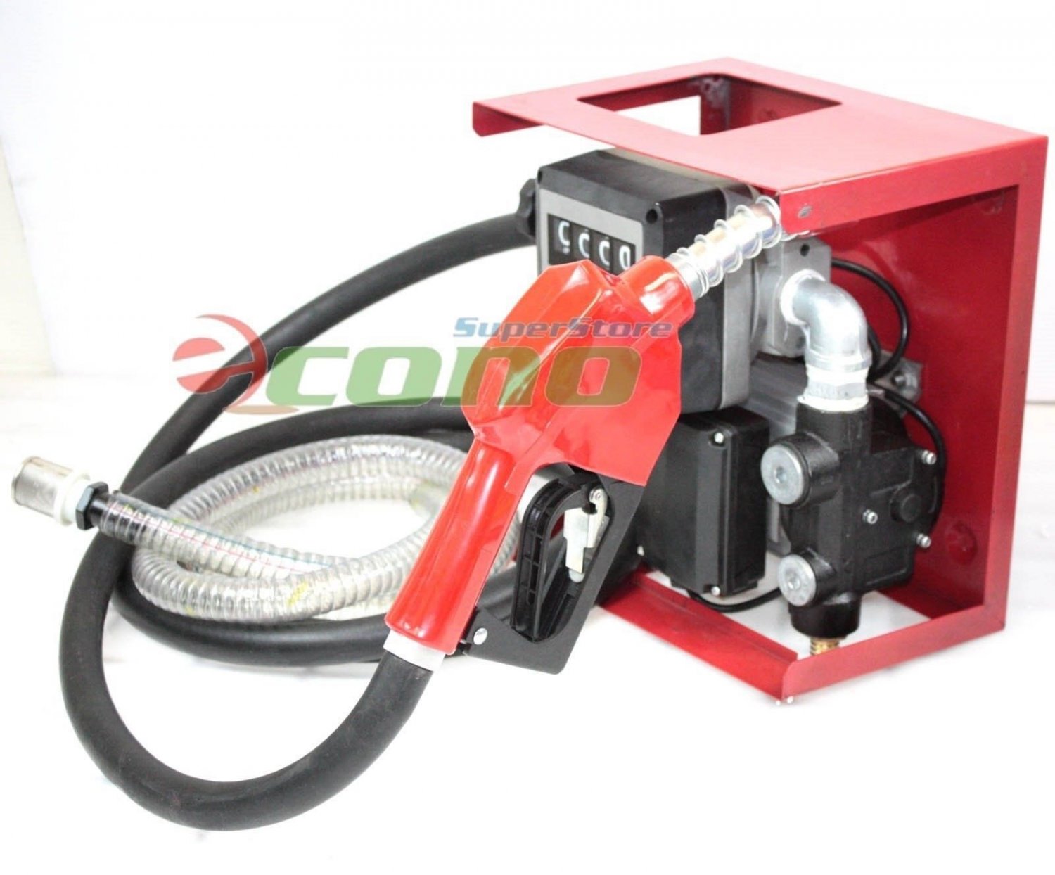 AC 110V Diesel Fuel Refill Pump Mechanical Meter Fueling W/Automatic ...