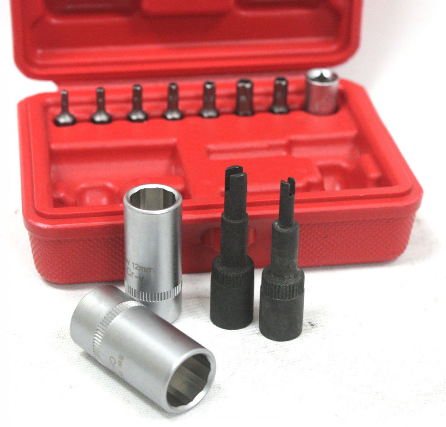 Air conditioning repair tool set 12pcs 1/4" Valve Cap Removers Core Car