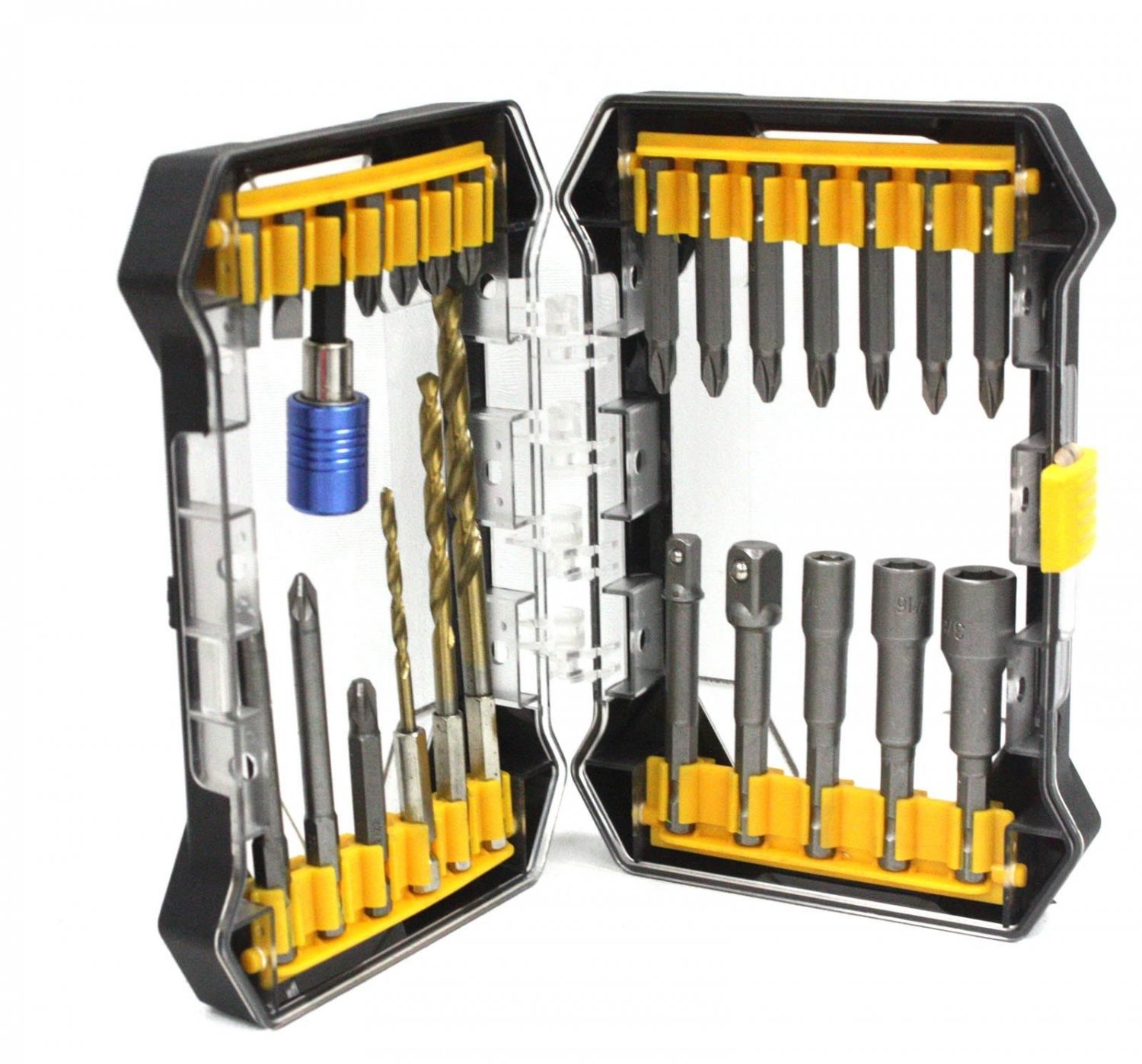 25pcs Rapid Load Multi-Bit Set Hex Drill Bits & Drive Set w/Magnetic ...