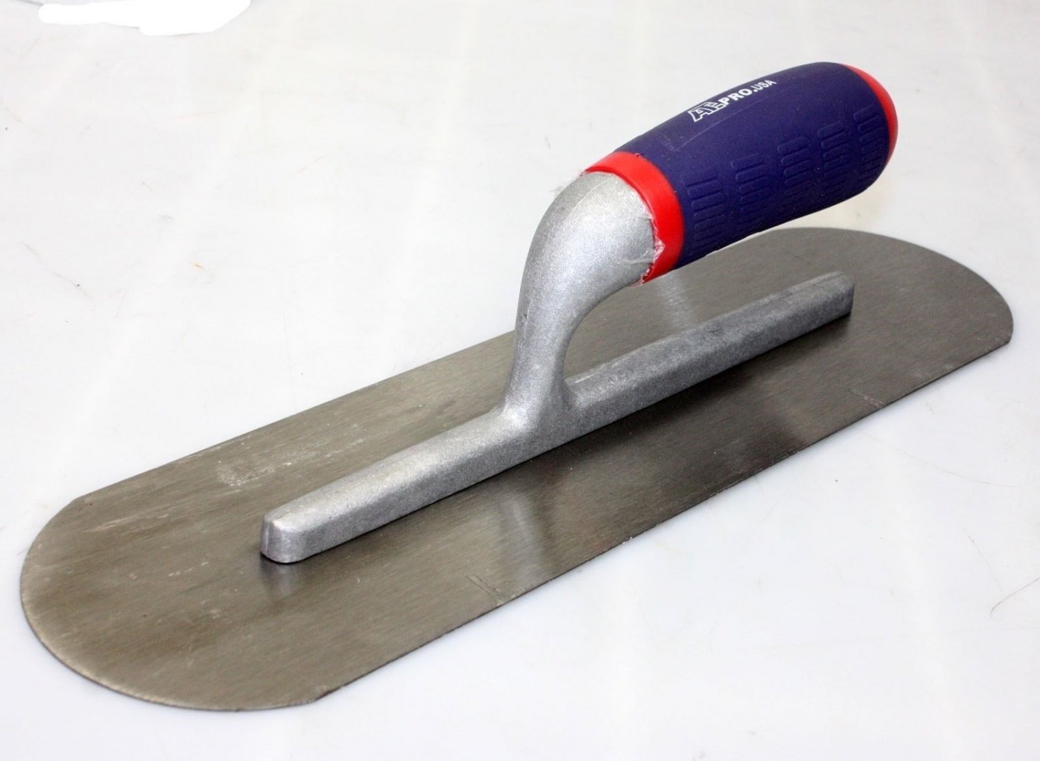 14" x 4" Galvanized Steel Swimming Pool Concrete Cement Trowel w/ Soft ...