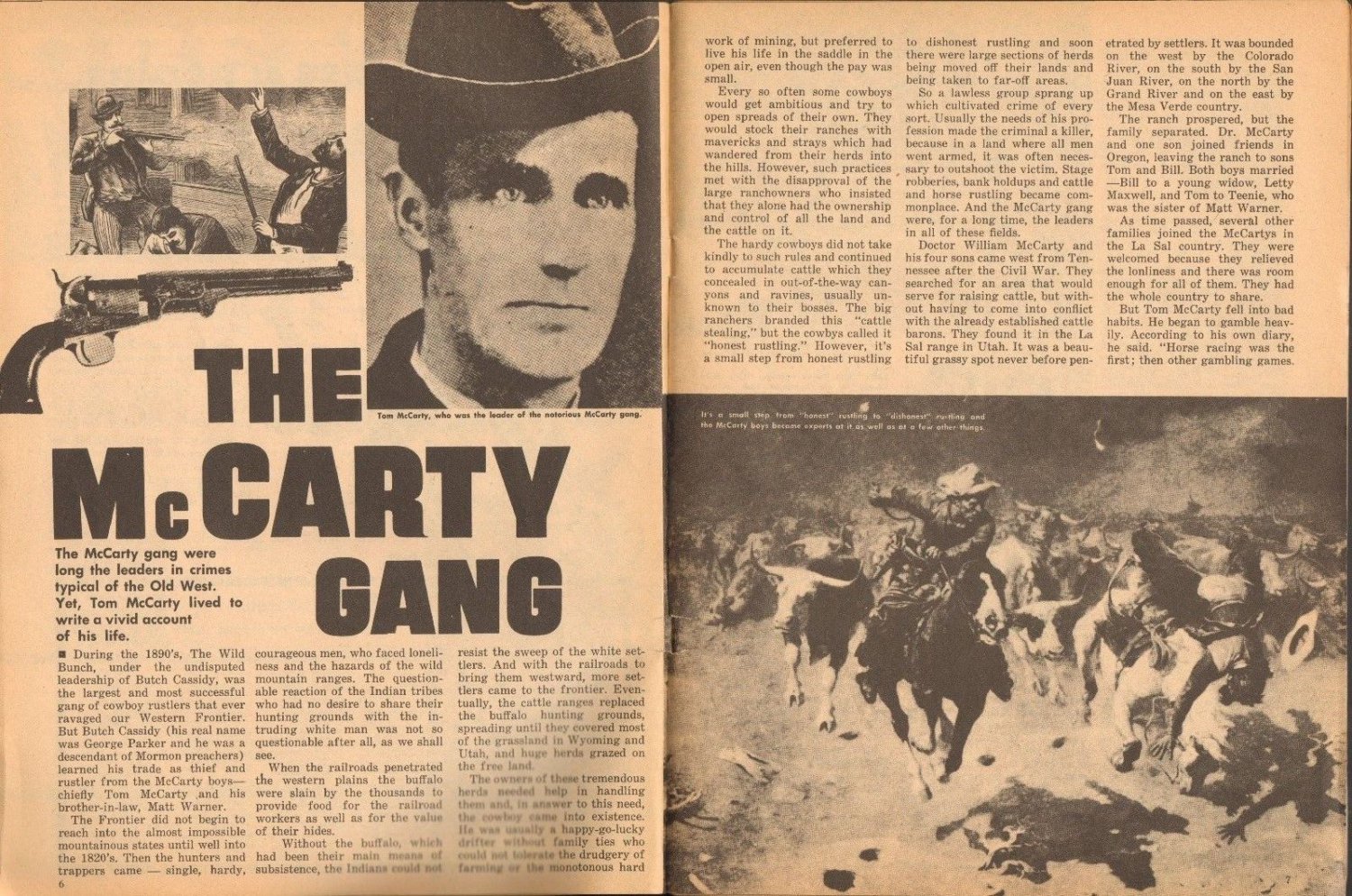 The Mccarty Gang As Remembered By Tom Mccarty Cassidyjameslaymaxwellwarner