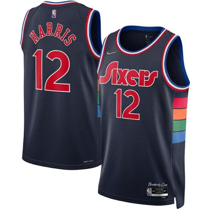 Men's Tobias Harris #12 Philadelphia 76ers 2021/22 Swingman Jersey City ...