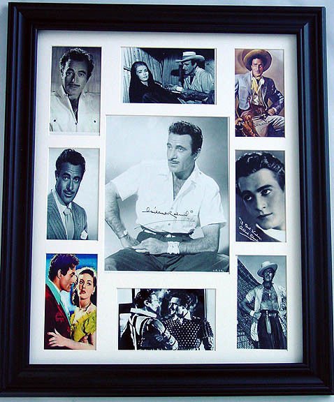 Gilbert Roland Autographed Signed Photo Display AFTAL
