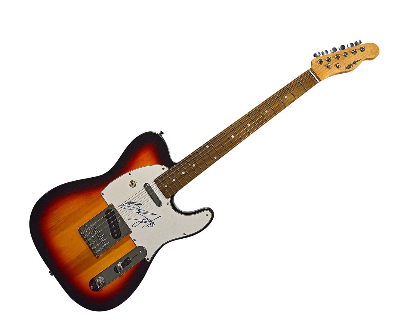 Bruce Springsteen Autographed Sunburst Tele Style Guitar AFTAL UACC RD COA