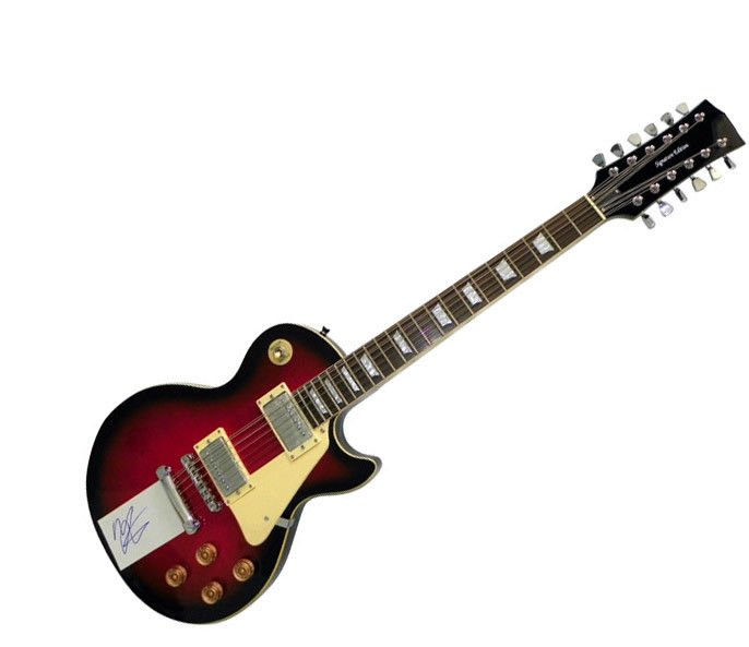 Motley Crue Vince Neil Signed 12 String LP Guitar Uacc Rd AFTAL