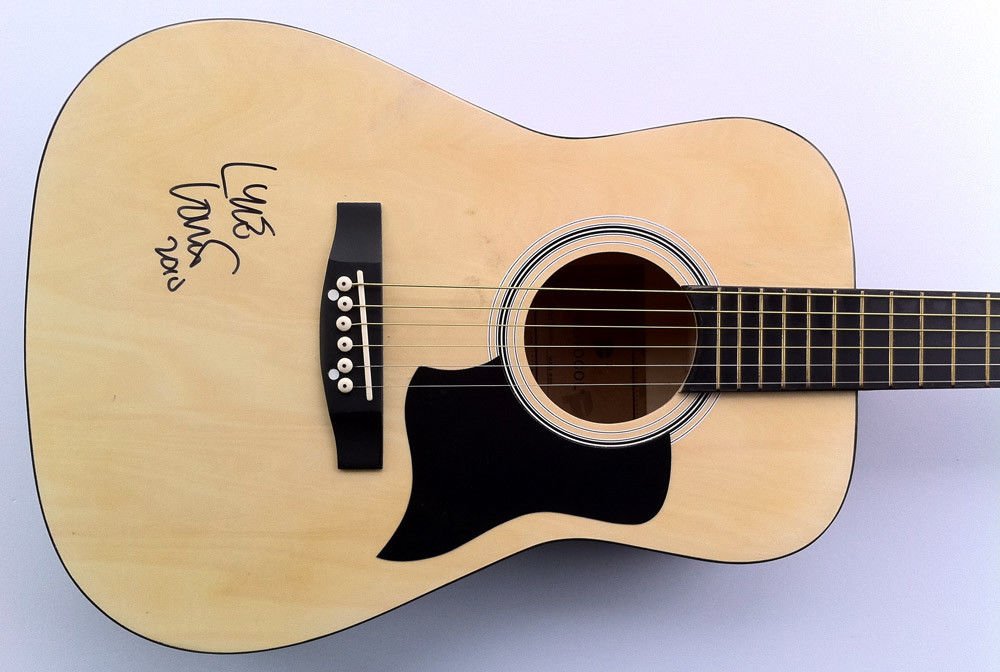 Lyle Lovett Autographed Acoustic Signed Guitar UACC RD COA AFTAL