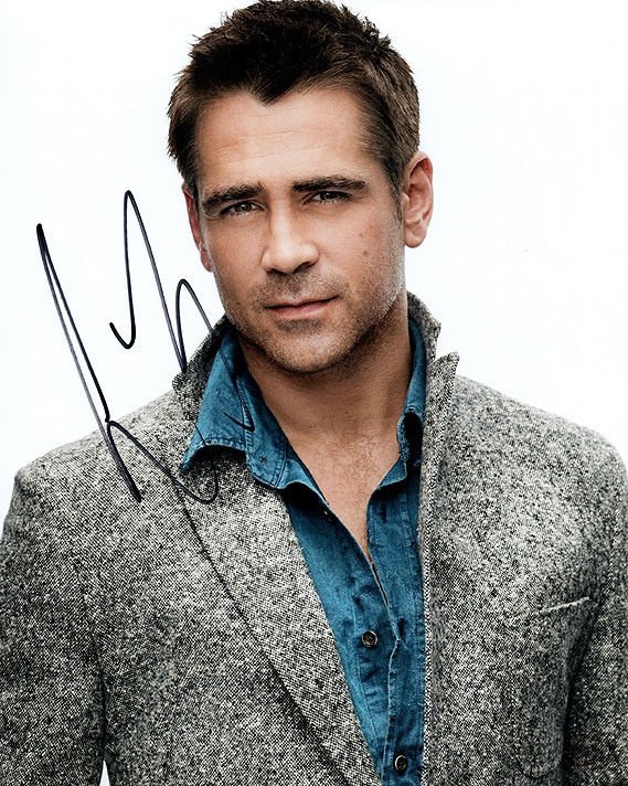 Colin Farrell Signed Autographed Signed Photo UACC RD AFTAL RACC TS