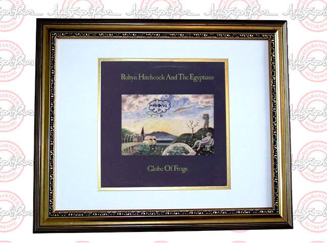 Robyn Hitchcock & The Egyptians Signed FRAMED LP Album PSA AFTAL
