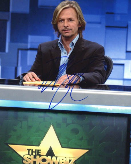 David Spade Autographed Signed Photo AFTAL