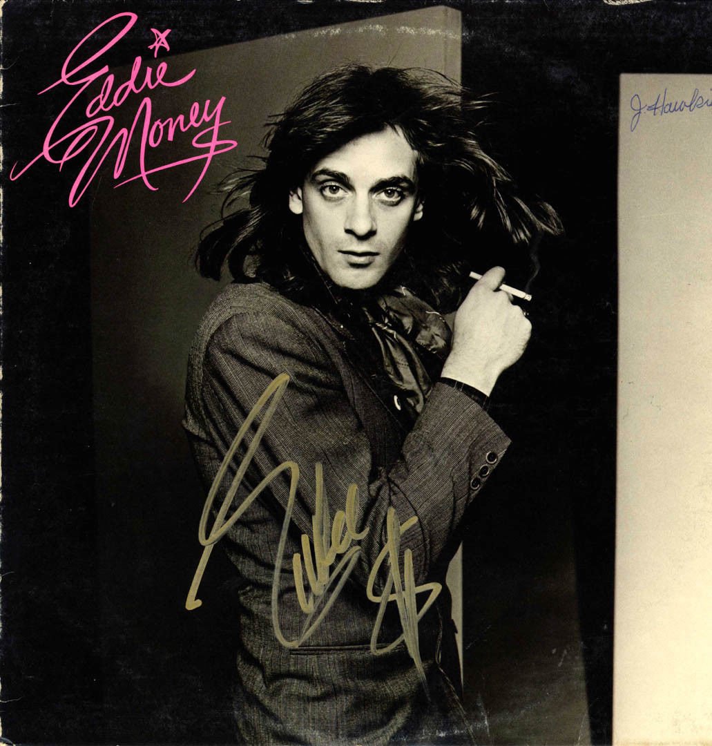 Eddie Money Autographed Signed Two Tickets Album Cover UACC RD COA AFTAL