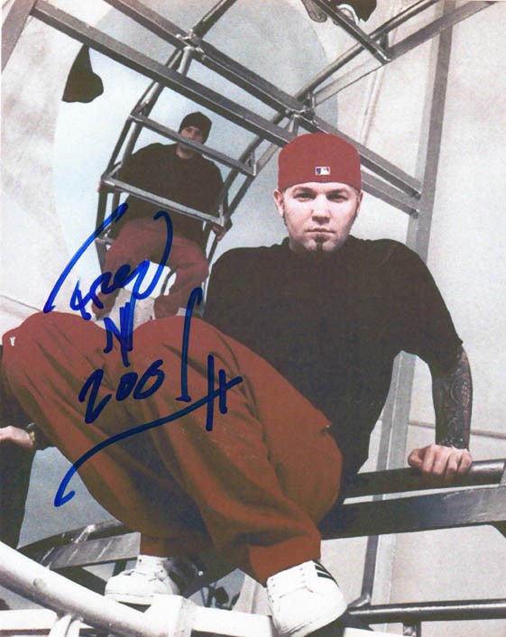 Limp Bizkit Fred Durst Autographed Signed 8x10 Photo AFTAL UACC RD
