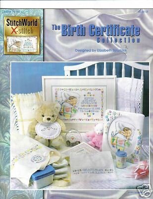 THE BIRTH CERTIFICATE COLLECTION TO CROSS STITCH